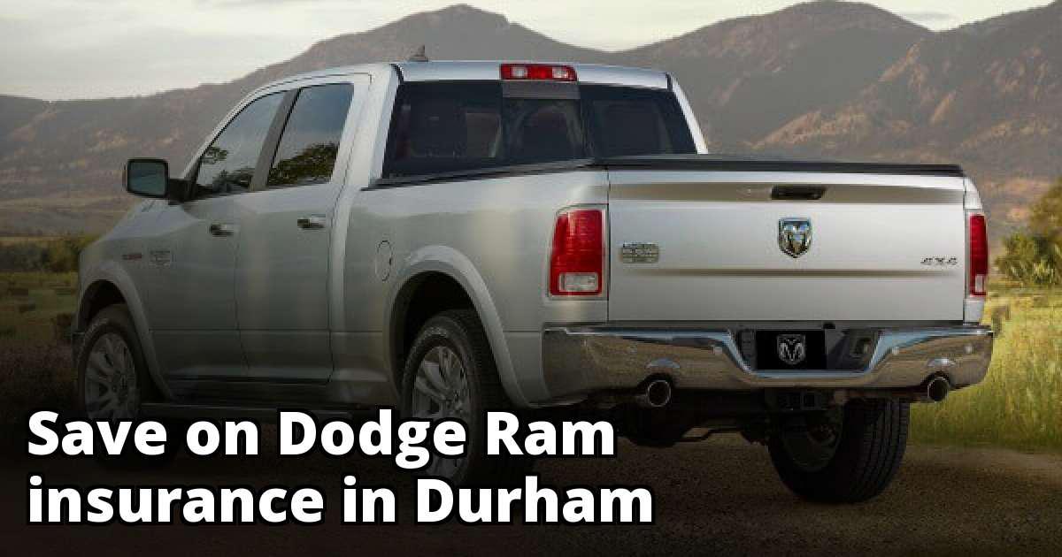 Dodge Ram Insurance Quotes in Durham, NC